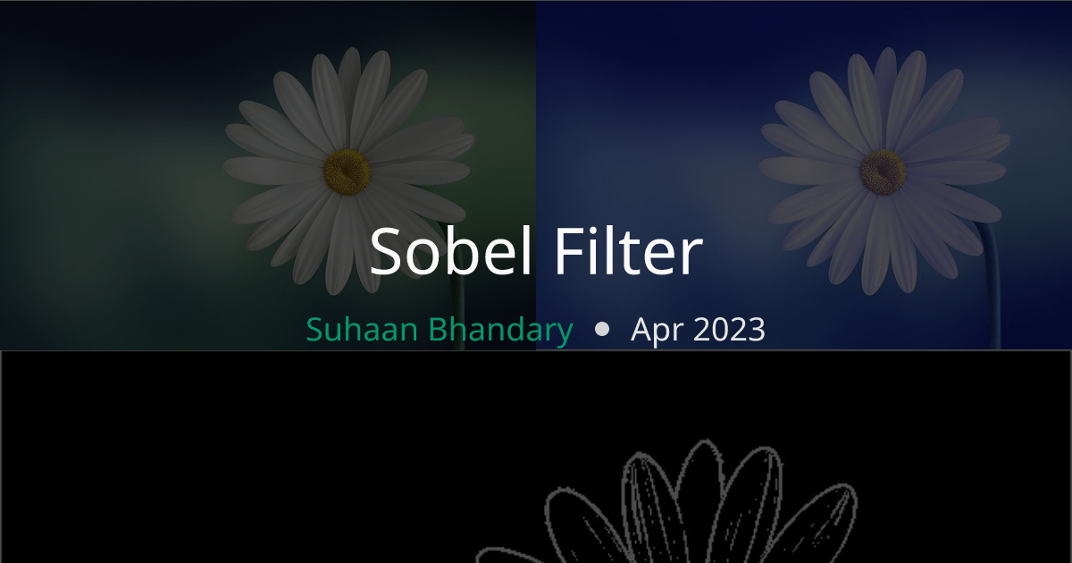 Sobel Filter Project | Suhaan Bhandary Sobel Filter Project | Suhaan Bhandary